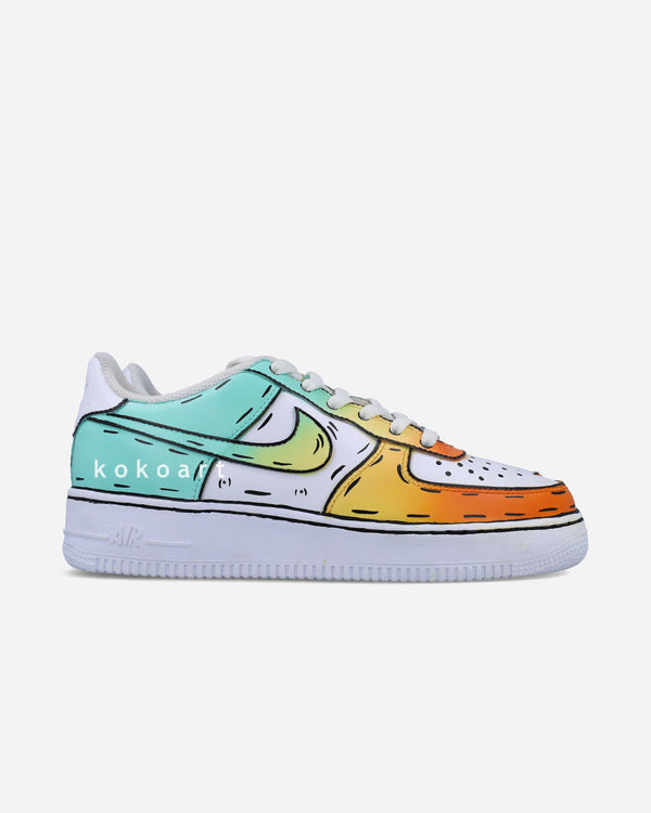 AF1 Gradient Cartoon Outline - KOKO ART